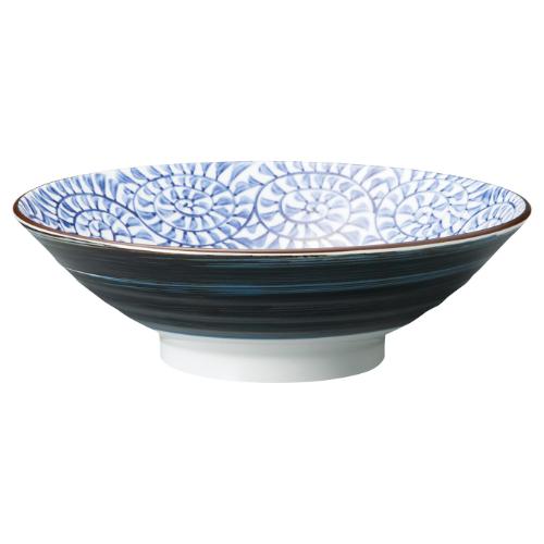 ■商品説明■商品名：舟唐草 8.0めん鉢メーカー型番：520-E057お届け数：5サイズ：φ24.5×7.5(cm)【配送料について】【ご注意】画面上の色はブラウザやご使用のパソコンの設定により実物と異なる場合があります。