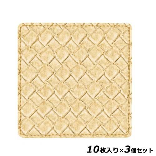 商品情報商品名：コースター(10枚入) #360(10枚入)/ゴールドJANコード：4995446103858お届け数（合計）：3サイズ：幅95×高さ95(mm)材質：PVC●単品でのご注文はこちら配送料について。【ご注意】画面上の色はブラ...