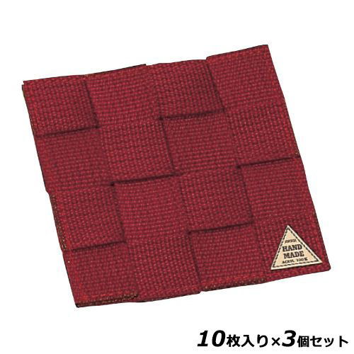 商品情報商品名：コースター #850(10枚入)/ワインJANコード：4995446785016お届け数（合計）：3サイズ：100×100(mm)材質：アクリル繊維●単品でのご注文はこちら配送料について。【ご注意】画面上の色はブラウザやご使...