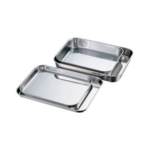商品情報商品名：18-8 肉バット浅型 小メーカー型番：77350JANコード：4560127492776入り数：1サイズ：(外寸)350×274×25(mm)、板厚0.6(mm)重量：約500gセット商品はこちら配送料について。【ご注意】...