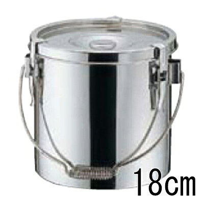 商品情報商品番号：8514800商品名：18-8 厚底 給食缶 18cmメーカー：EBMサイズ/内容量/重量： / 容量：4.4L / 重量：1.3kgその他：●深さ：180●板厚：1.5●フック：3 ～商品について～●シリコンゴムパッキン...