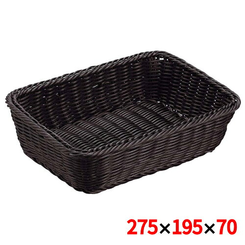 商品情報商品番号：7703460商品名：樹脂バスケットシリーズ[プリート] 角型バスケット DS100 27型 ブラックメーカー：EBMサイズ/内容量/重量：275×195×70その他：材質：ポリプロピレン耐熱温度：120℃ ～商品について...