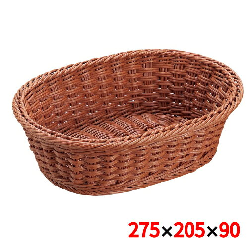 商品情報商品番号：7703840商品名：樹脂バスケットシリーズ[プリート] 小判型バスケット DS105 27型 ブラウンメーカー：EBMサイズ/内容量/重量：275×205×90その他：材質：ポリプロピレン耐熱温度：120℃ ～商品につい...