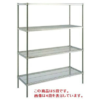 商品名：ステンレスキャニオンシェルフSUS SUS610シリーズ PS1390 5段 1070寸法：メーカー：型式：SUS610シリーズお届け数（合計）：1 材質・素材：棚板／SUS304（18-8）[特記事項]板厚／?1.5・2.0mmホ...