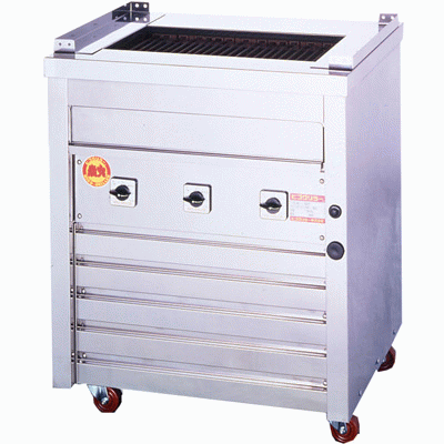 　■ 商品概要 ■商品名万能 床置式型番3P-210メーカーヒゴグリラー外形寸法W720×D550×H850(mm)　■ 商品について ■■スイッチONからわずか90秒で850℃■直火焼きの理想の熱源と言われる備長炭。その完全燃焼時の温度に...