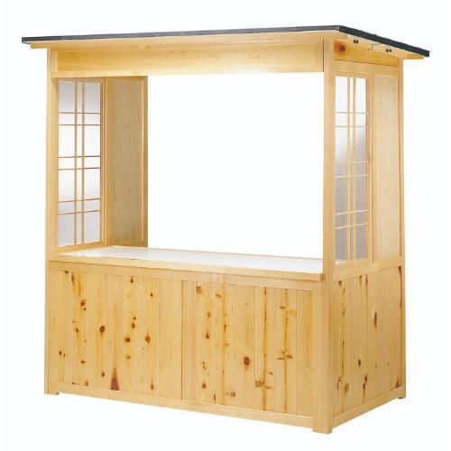■商品説明■商品名：屋外用販売屋台 EY-1800Sメーカー品番：6-026-01お届け数：1JANコード：4988484553006サイズ：約 幅180×奥行122×高さ204cm【配送料について】配送先ご住所と数量により配送料金が異なり...
