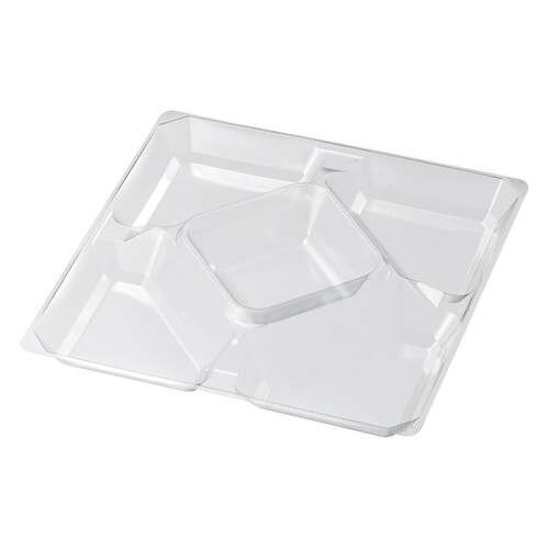 ■商品説明■商品名：デリ弁当箱用プラ中子 5ツ仕切(50枚入)メーカー：ヤマコーメーカー品番：21-163-06外形寸法：幅22×22×3.3cm(mm)お届け数：1商品コード：28192【配送料について】【ご注意】画面上の色はブラウザやご...