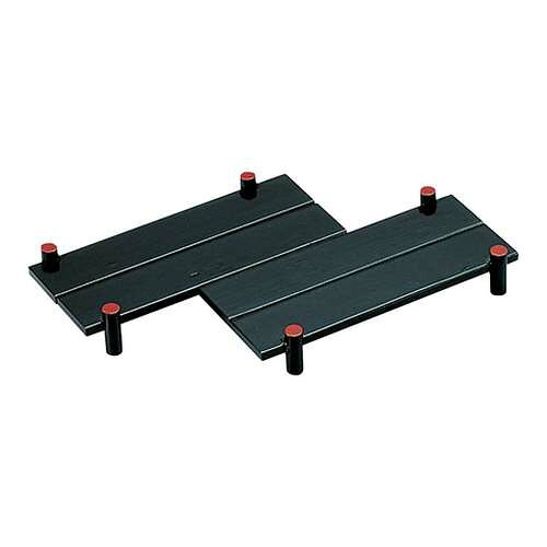 ■商品説明■商品名：黒塗り八ツ橋(天朱)大メーカー：ヤマコーメーカー品番：21-137-06外形寸法：幅24×14.5×3cm(mm)お届け数：1商品コード：38330【配送料について】【ご注意】画面上の色はブラウザやご使用のパソコンの設定...