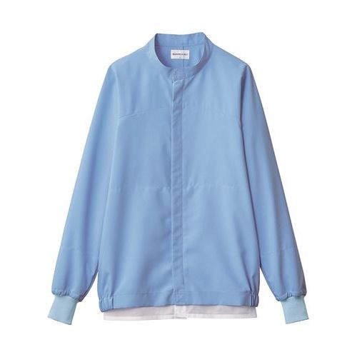 商品情報商品名：男女兼用長袖ジャンパー サックスメーカー：サーヴォお届け数：1品番：CD682カラー：サックス素材名：ポプリン （ポリエステル100％）クールフリーデ（R）、（ウエストインナー）メッシュ （ポリエステル100％）特記事項「動...