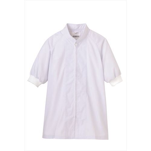 商品情報商品名：男女兼用コートホワイトメーカー：サーヴォお届け数：1品番：FA-302カラー：ホワイト素材名：ポプリン ポリエステル 65％ 綿 35％特記事項ニーズに合わせてバリエーションも豊富な男女兼用衛生白衣半袖。六分丈体毛落下防止メ...