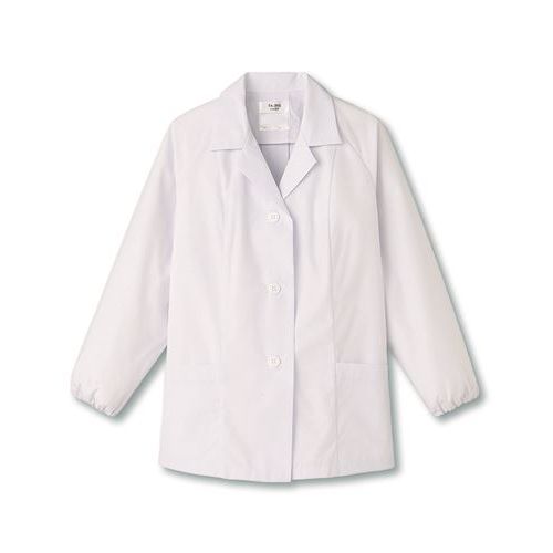 商品情報商品名：女性調理衣半袖ホワイトメーカー：サーヴォお届け数：1品番：FA356カラー：ホワイト素材名：ポプリン （ポリエステル65％・綿35％）特記事項格式あるショールカラーの一着から、小振りなテーラーカラー、ノーカラーまで、和を感じ...