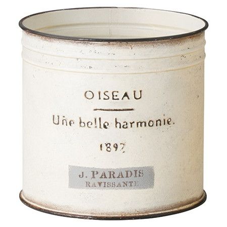 【サイズ】202φ×H190mm・内径 193φmm［その他サイズ］［重量］［入数］［材質］TIN(錫)［規格］底穴あり［特徴］［使用方法］［注意事項］【友膳の商品について】アンティーク加工されたブリキ・アイアン・テラコッタ素材を多く扱って...