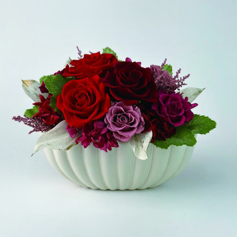 【サイズ】W21×W16×W10cm【ブランド】OrangeDeco［重量］450(660)g［入数］［材質］［規格］クリアケース入［特徴］彩りが、暮らしを明るくする［使用方法］［注意事項］・プリザーブドフラワーは染料の染みや漏れが発生する...