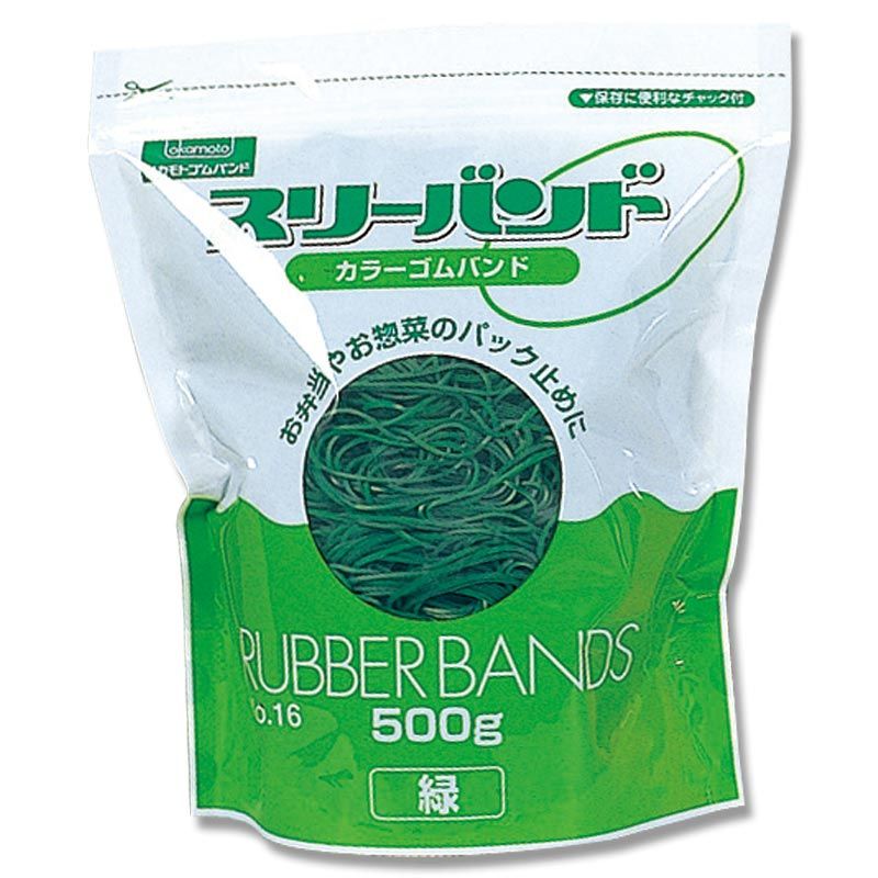 【サイズ】切巾1．1mm　500g　約3400本材質：天然ゴムを主成分とする使い勝手のよいチャック式のポリ袋入りです。　約3400本入り。【はなどんやお取り扱い商品について】■はなどんや掲載商品には、在庫品とメーカーお取寄商品がございます。...