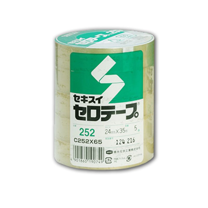 【サイズ】幅24mm×35m巻材質：セロハン粘着力、低温への対応、ポリエチレン袋・容器へのシール性、透明度、開封しやすいシュリンクパッケージ。　こうした数々の高品質でご好評をいただいているロングセラーです【はなどんやお取り扱い商品について】...