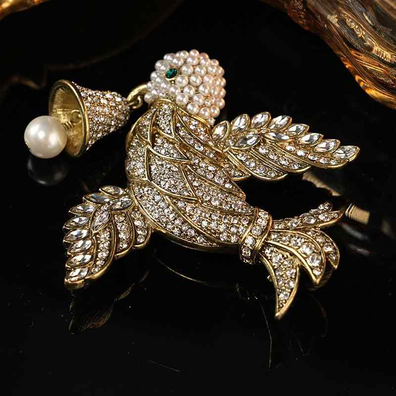 ・素材: 真鍮・種類: ブローチ・モチーフ: 動物、鳥・スタイル: ファッションOL、通勤・対象: 男女兼用・加工: 手作業・機能: 記念、装飾、多機能、調節、両用、固定