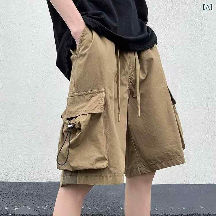 ・主な素材: ポリエステル95%・パンツ丈: ショート・カラー展開: カーキ、ブラック、グリーン、オリーブ・サイズ展開: M、L、XL、2XL、3XL、4XL・パンツタイプ: ストレート・弾力: 微弾・スタイル: 韓版