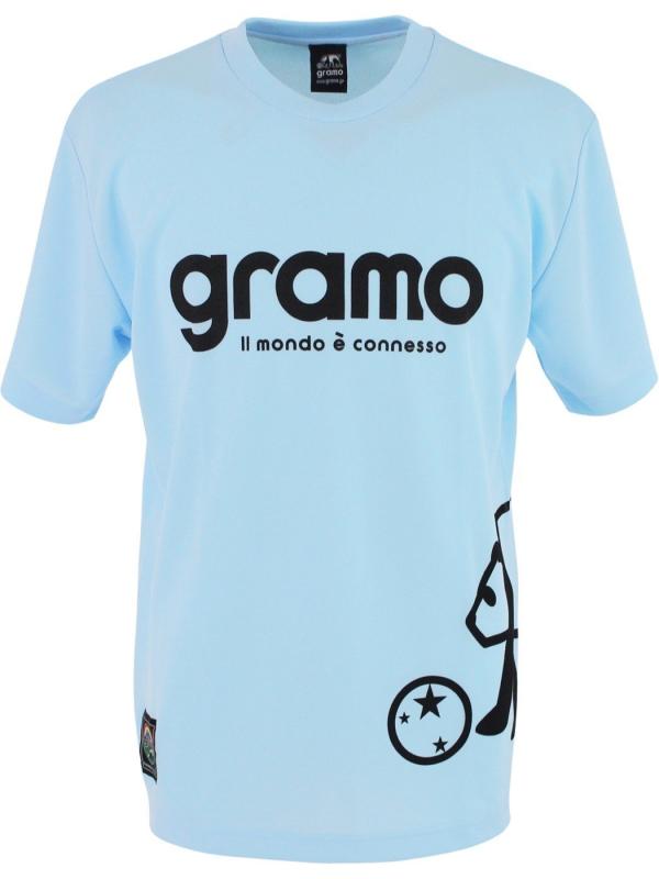 gramo(グラモ) プラクティスシャツ FAST2 P-026-17-L ライトブルー L【商品サイズ】120:身丈48・身巾36・袖丈15(cm) /140:身丈56・身巾40・袖丈17(cm) /160:身丈62・身巾45・袖丈19(...