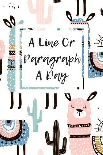 A Line Or Paragraph A Day: Llama Five Year Journal, Memory Book, Undated | Reflect &amp; Show Gratitude| Generous Space ...