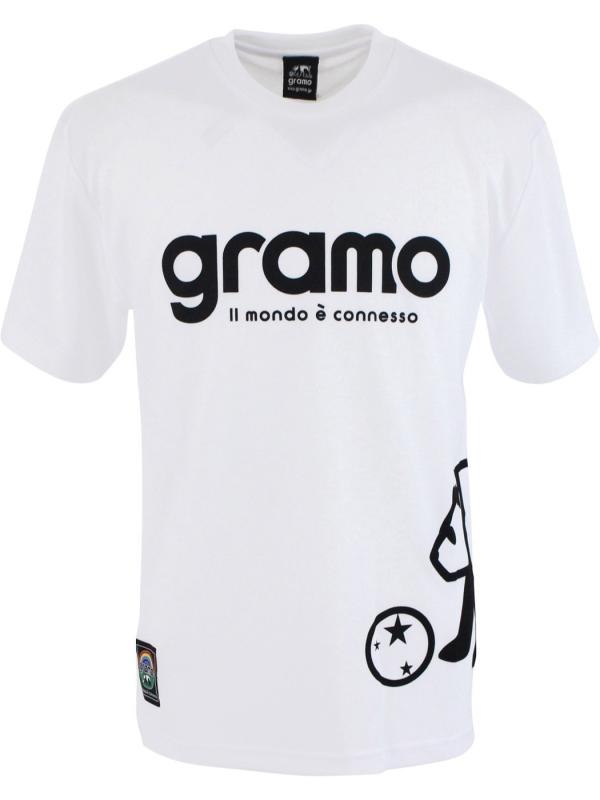 gramo(グラモ) プラクティスシャツ FAST2 P-026-01-M ホワイト M【商品サイズ】120:身丈48・身巾36・袖丈15(cm) /140:身丈56・身巾40・袖丈17(cm) /160:身丈62・身巾45・袖丈19(cm...