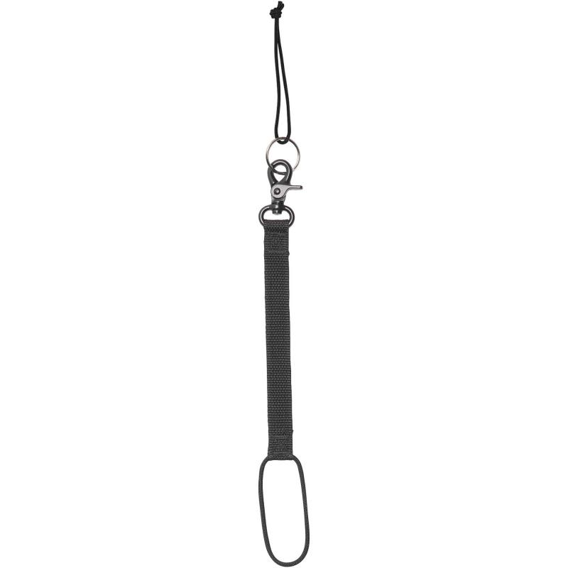 north peak(ノースピーク) リーシュコード スノーボード 【ナイロンテープ19cm/ボアブーツ用ジョイント付き】 NP-3346 BKボアブーツ用ジョイント付