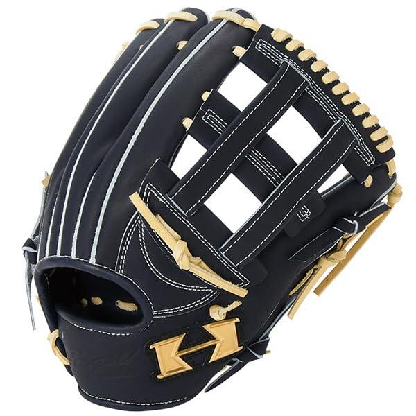 HI-GOLD ハイゴールド 一般硬式用グラブ 心極 KKG-2615 ギャラクシーブラック GALAXY BLACK LH 右投げ 三塁手・オールポジション用 内野手 高校野球対応素材（表）極ステアレザー（平裏）共革ギャラクシーブラックラ...