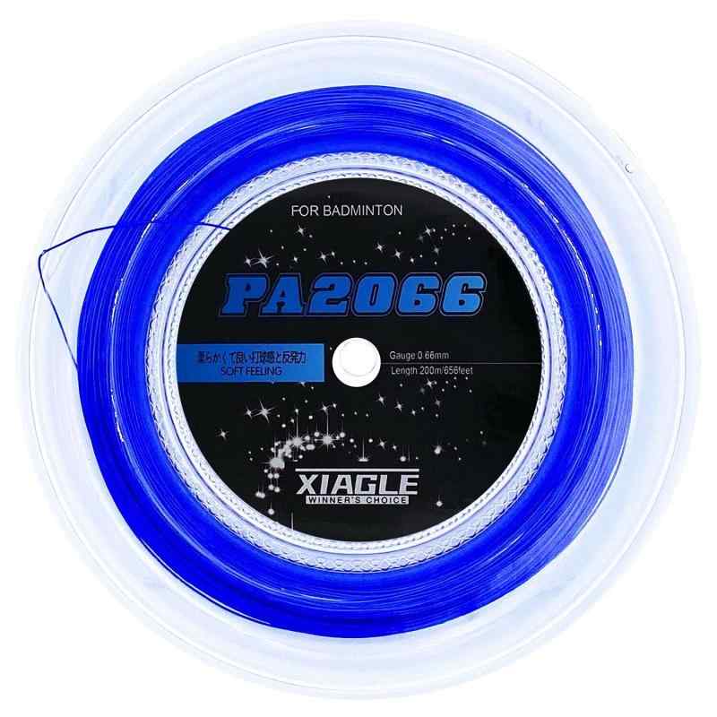 (0.66mm) PA2066バドミントン ストリングス 200m/10m 高反発ストリング。初級者、中級者のプレイヤーに のガット初級者、中級者のプレイヤーにおすすめのガット、提案張り：20-24ポンド 張り。素　材 : ナイロン繊維 ゲ...