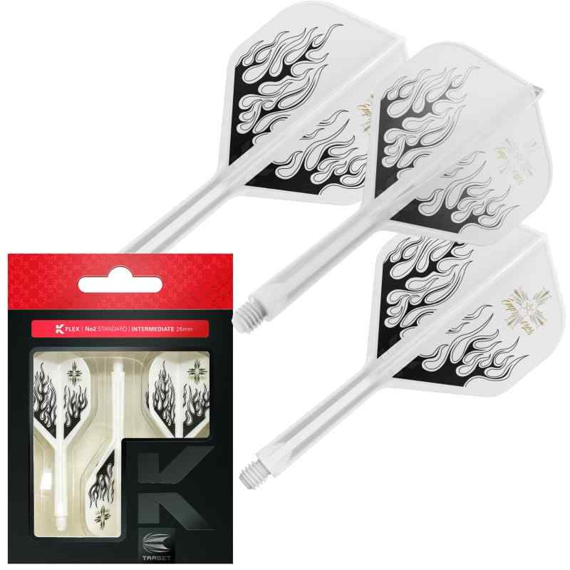 TARGET（ターゲット）PYRO K-FLEX FLIGHT STD/NO2 WHITE形状 NO 2 （スタンダード）