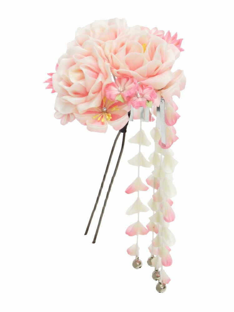 商品情報 新品　ケース入り 振袖、結婚式など、いろいろ使えるかんざしです 着物や帯の柄色に合わせたり、コーディネートが広がります 素材 布製 サイズ 花部分　横巾：約10cm ご注意 お色に関してはお使いのパソコンのモニターのカラーバランス...