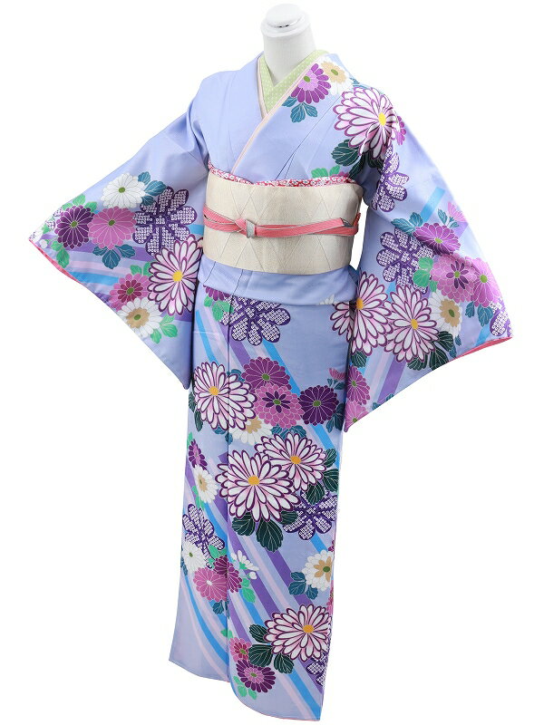 商品情報 新品 女性用の訪問着、きもの単品です。 ポリエステル製ですので、お手入れ・保管が楽ちんです。 ご家庭で丸洗いも可能です。 お仕立て上がりですので、届いてすぐに着ることができます。 ※画像は着用イメージです。帯・小物等はお届け内容に...