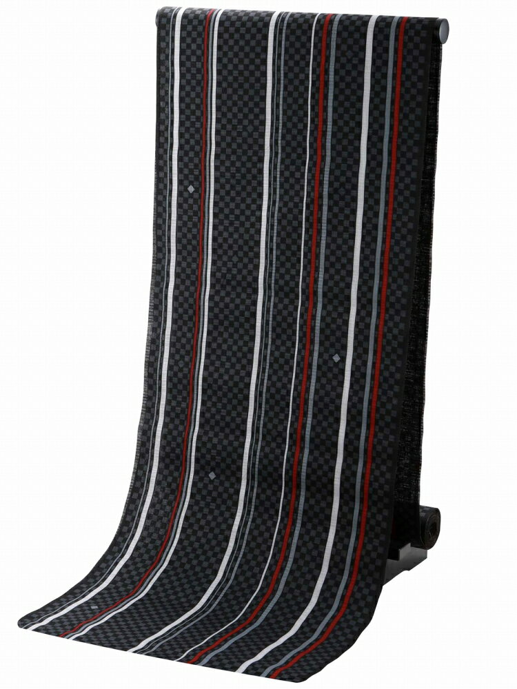 商品情報 新品　反物 紳士用浴衣の反物です。 【お仕立てについて】 別途(税込15,200円）承ります お仕立てには、身丈・裄丈・袖丈・前巾・後巾・袖巾が必要です 身長・体重・バスト・ピップサイズがわかれば、こちらでご寸法を割り出すこともで...