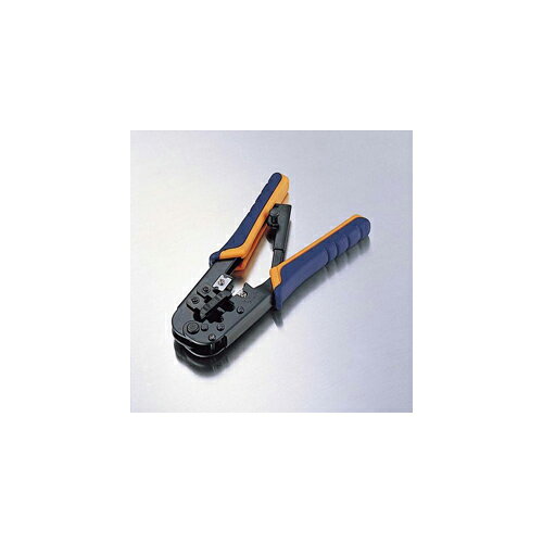 ラチェットタイプRJ45コネクタかしめ工具ラチェット機構があるので、ケーブルをかしめる際に、きちんとかしめるとカチッと音がします。 中途半端でかしめられている場合には、手元がラチェットにより固定されますので、誤って何度もかしめてコネクタ部分...