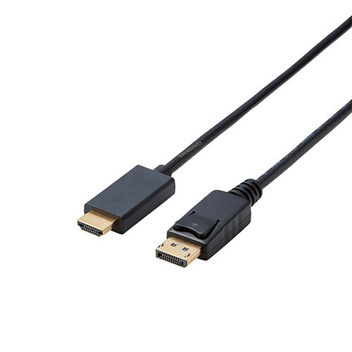 HDMI入力端子搭載のディスプレイに映像を出力できる。 DisplayPort端子を搭載したパソコンの映像信号を変換し、HDMI入力端子を搭載したディスプレイなどに出力することができる変換ケーブル。DisplayPort端子を搭載した機器の...