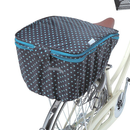 容量アップもできる自転車後カゴ用カバー●ひったくり被害の防止には欠かせません●突然の雨にも対応できるはっ水加工済み 日常生活には無くてはならない自転車。お買物の荷物などを入れるカゴは大変便利ですが色んな問題もあります。カバンなどを気軽に入れ...