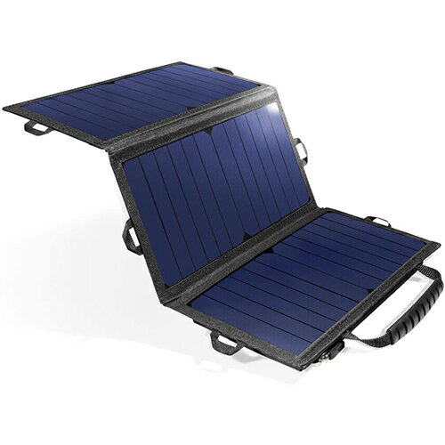 防災・アウトドアに最適。ケーブルで接続するだけで充電が可能なソーラー充電器です。防災・アウトドアに最適。太陽光に当てるだけで充電ができるモバイルソーラー充電器です。 ソーラーパネルの面に太陽光があたるように設置し充電する機器とケーブルで接続...