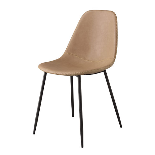 チェア●商品サイズ:W43×D54×H80×SH45cm ●材質スチール(粉体塗装) ソフトレザー ●組立 ●静的耐荷重80kg保証期間:初期不良のみ(2週間) 生産国:中国【注意事項】■沖縄・離島は別途送料（税込1,000円）が掛かります...