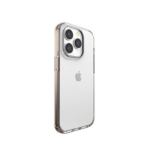 便利なメタルストラップホール付きクリアケース/TPUとポリカーボネートのハイブリッド構造/バンパー部分はiPhoneに似合うスタイリッシュなカラーmotomo(モトモ)の「イノアクロームシールドストラップケース」は、デザイン性の高いクローム...
