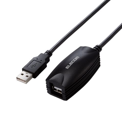 USBエクステンダーケーブル■パソコンと周辺機器(プリンター、Webカメラなど)を接続するUSBケーブルを接続延長できる、USB2.0対応延長ケーブルです。 信号補正回路内蔵でUSB2.0の性能を保ったまま接続延長が可能です。 ■本製品3本...
