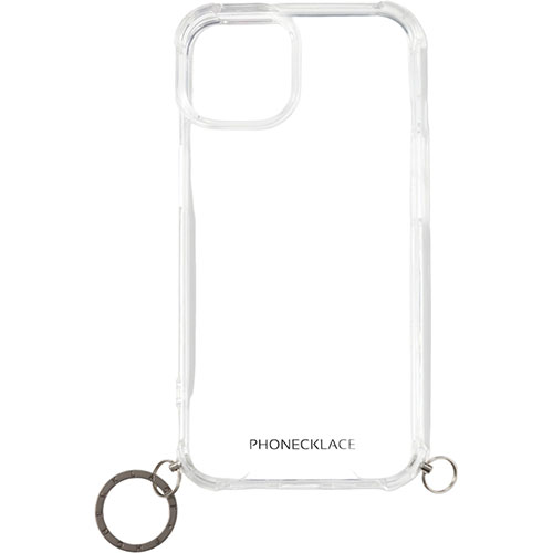 PHONECKLACE「ストラップ用リング付きクリアケース」はチャーム付きで、ストラップやキーチェーンなどの取り付けに適したiPhoneケースです。PHONECKLACE「ストラップ用リング付きクリアケース」はチャーム付きで、ストラップやキ...