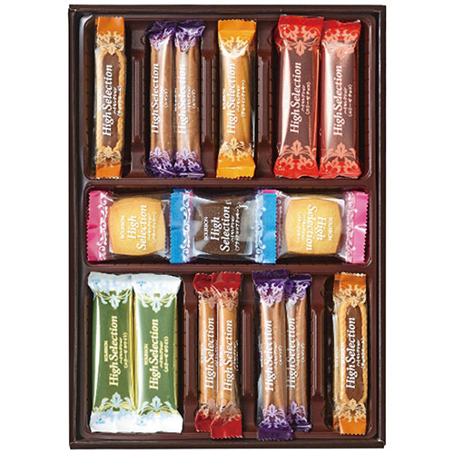 ブルボンの焼菓子詰合せ ハイセレクションオリジナルティに富んだ6種類のクッキーと2種類のウエハースの詰合せです。 好きなときに好きなだけ食べられる便利な個包装です。メーカー型番 : HS-S 内容物 : チョコリエール・エリーゼ(チョコ・ホ...