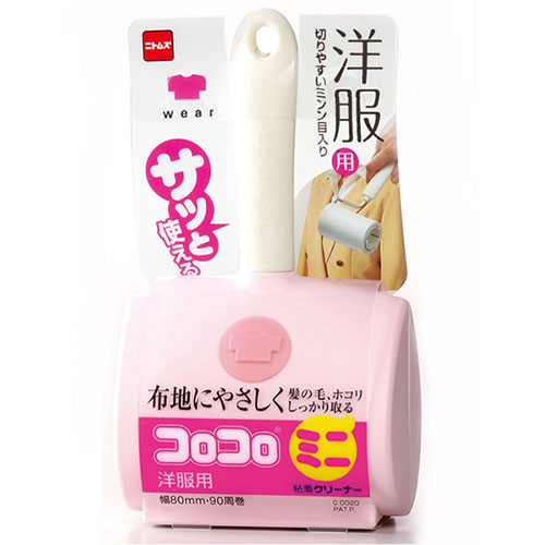 コロコロミニ 洋服用○服の布地を傷めない特殊粘着テープ。商品サイズ(約) : 全長200mm) 個装サイズ : 110×200×70mm 個装重量 : 200g 付属テープサイズ : 幅80mm×90周巻・1本 テープ : 特殊粘着加工紙 ...