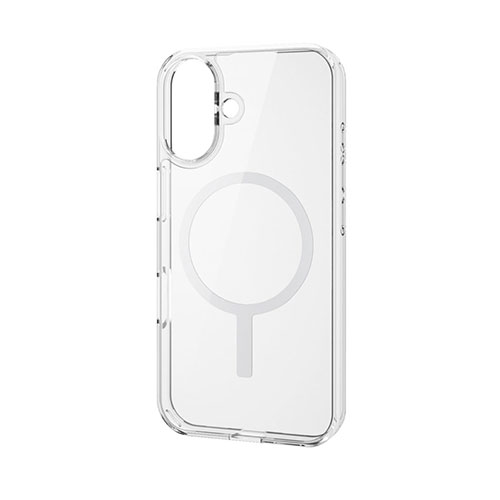 iPhone 16 ハイブリッドケース MAGKEEP ホワイト■磁力装着タイプのワイヤレス充電器に対応した“MAGKEEP”シリーズ。側面には弾力性のあるTPU(熱可塑性ポリウレタン)素材を、背面には強じんで透明度の高いポリカーボネート素...