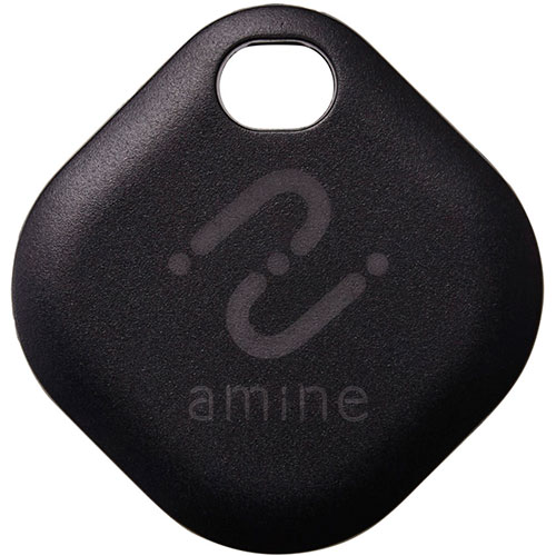 amine スマートタグ for iOS ブラック■iPhoneの「探す」アプリから荷物のありかを探せるスマートタグです。専用アプリ・ソフトのダウンロードは不要。購入後すぐに使えて、鍵やかばんなど大切な荷物の紛失を防ぎます。 ■使い方はかん...