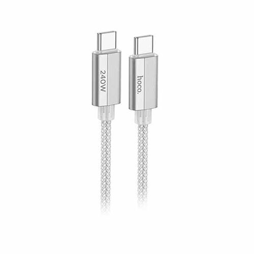 最大PD240W(48V/5A)Type-C to Type-CPD3.1対応ファストチャージメッシュケーブル 1.8m グレーhoco U134 PD240W Type-Cケーブルは、Type-C to Type-Cケーブルで、最大PD ...