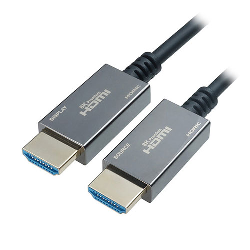 【48Gbps/8K60p/4K120p対応】長距離でも映像・音声を劣化させない プロ品質の8K対応プレミアムモデル■光ファイバー+銅線のハイブリット構造 メインの信号線にガラス製光ファイバーを使用したハイブリッドHDMIケーブルです。 銅...