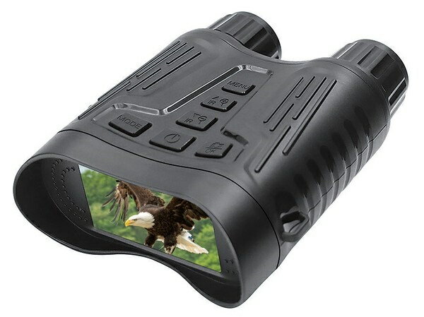 ■商品紹介赤外線で暗闇でも撮影できる高性能スコープ●肉眼では見えない最長300m離れた場所でも8倍ズームで大型液晶画面に鮮明に映し出します。便利な録画機能付き。●リングを回してピント調節可能●赤外線強度7段階切替●昼間：明るい日中での撮影、...