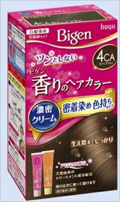 ■商品紹介商品番号：ns-hr-4987205051463ビゲン香りのヘアカラークリームが「染まり」と「色持ち」をアップして新登場！濃密クリームが生え際に密着染め。色持ち成分配合。日にちが経っても髪色キレイ！ツンとしないほのかなアロマの香り...