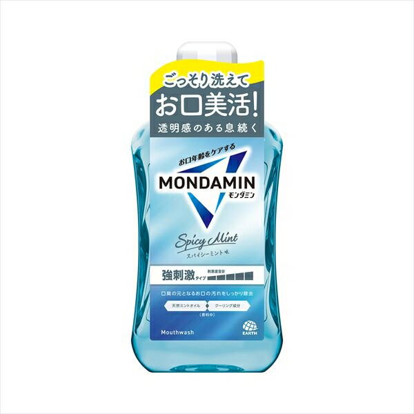 ■商品紹介商品番号：ns-hr-4901080248015透明感のある息が続く、お口美活のための洗口液。歯垢、口臭などお口のトラブルの原因となるよごれを洗い流します。ストロングなスパイシーミントの香味です。■サイズ・容量【サイズ】334×2...