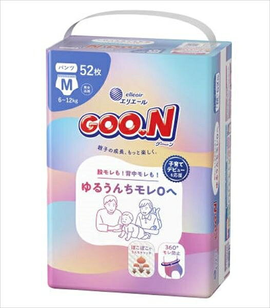 ■商品紹介商品番号：ns-hr-4902011124347ママパパをサポート！子育て先まわり設計「ゆるうんちモレ0へ」。表面のぽこぽこでゆるうんちをキャッチ！背中や足まわりからモレにくい。ウエスト・足まわりに360°モレ防止シートをIN、染...