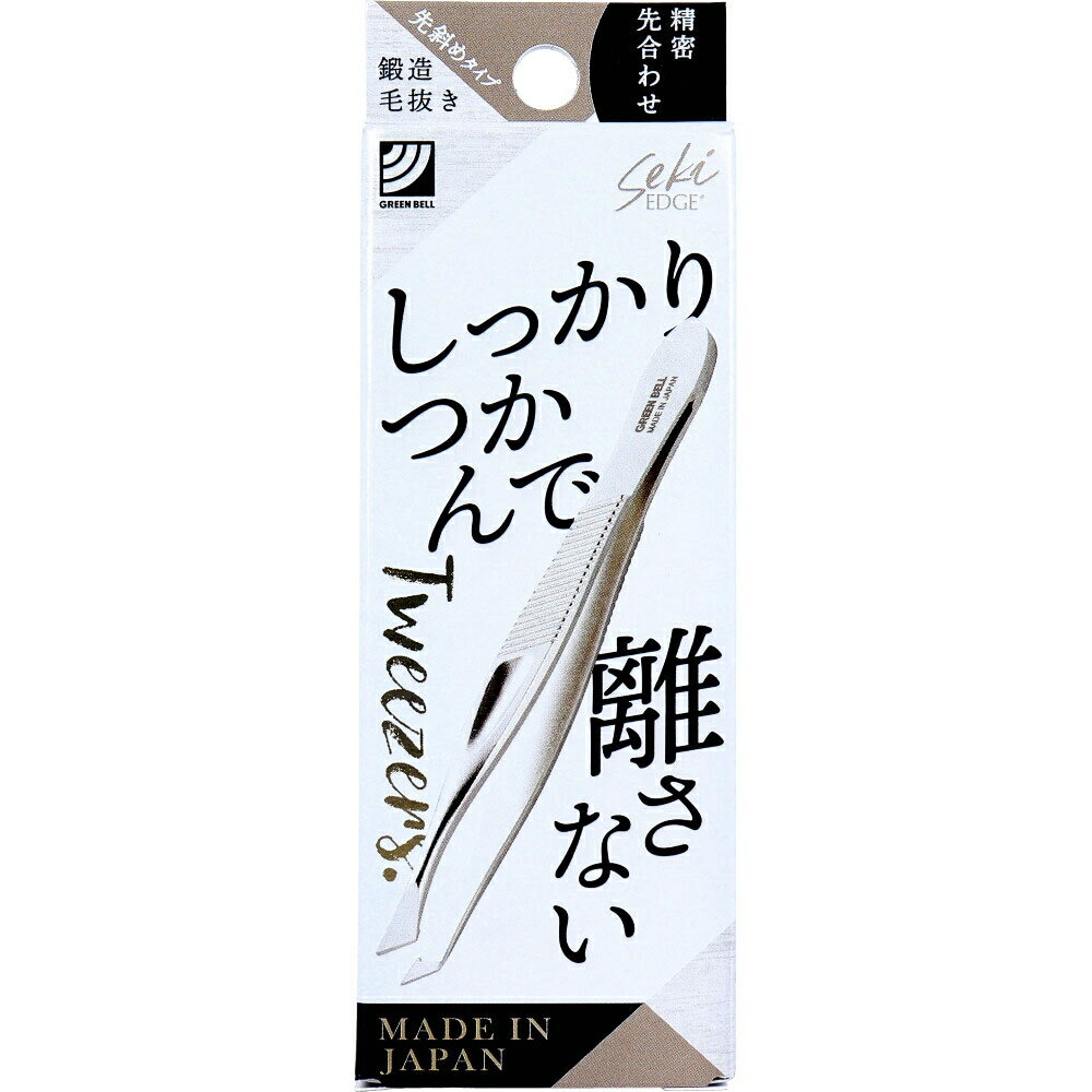 ■商品紹介商品番号：ns-ki-4972525535281精密な先合わせで、狙った毛を離さず抜ける。●面と面で毛をしっかり挟み、毛が途中でちぎれず狙った毛をスルッと抜くことができます。●洗顔や入浴後など、お肌を清潔にしてご使用ください。※入...